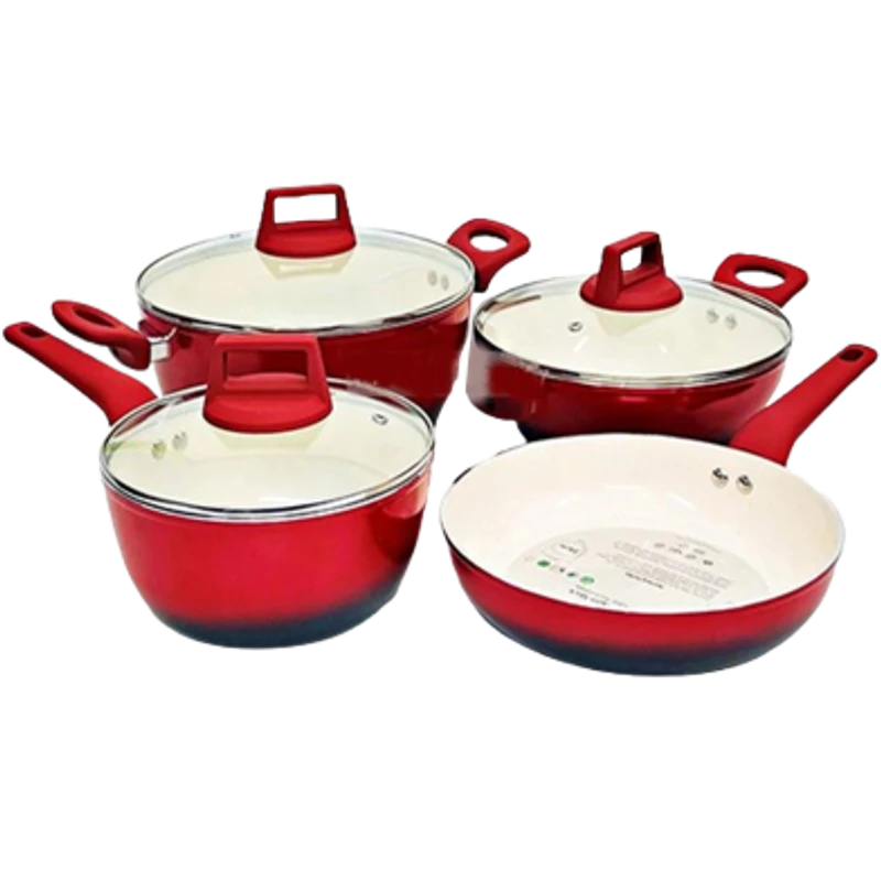 Prestige 7 Piece Ceramic Coating Granite Non Stick Cookware Set ...