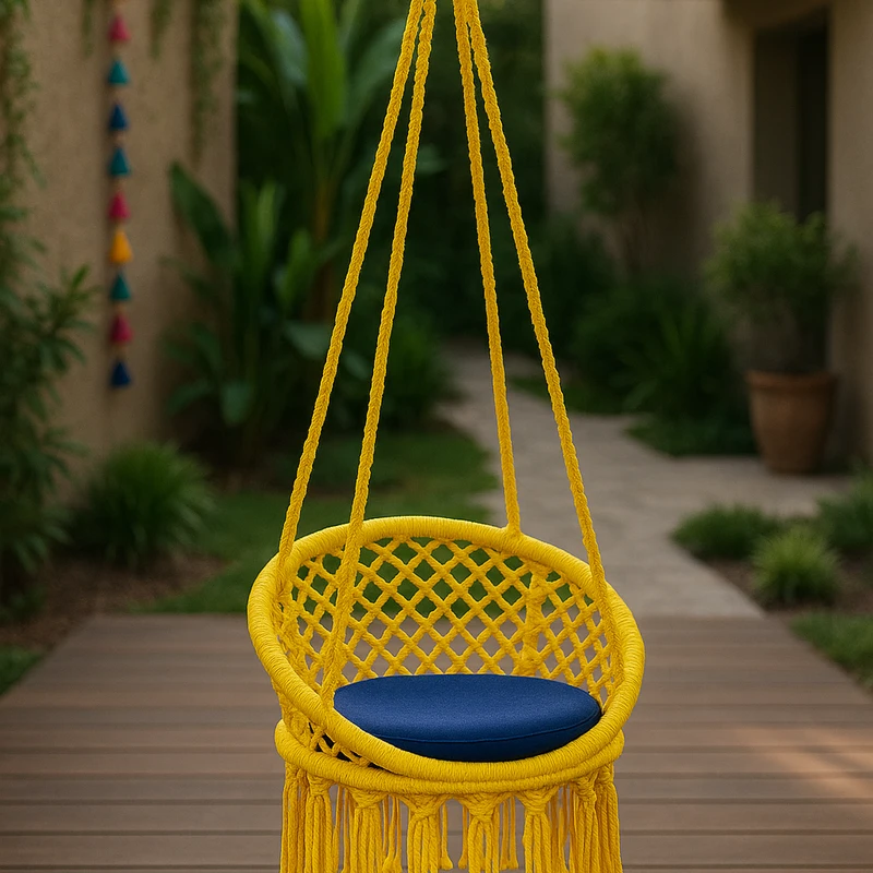 Premium Cotton Hanging Swing Chair | Cash on Delivery BD