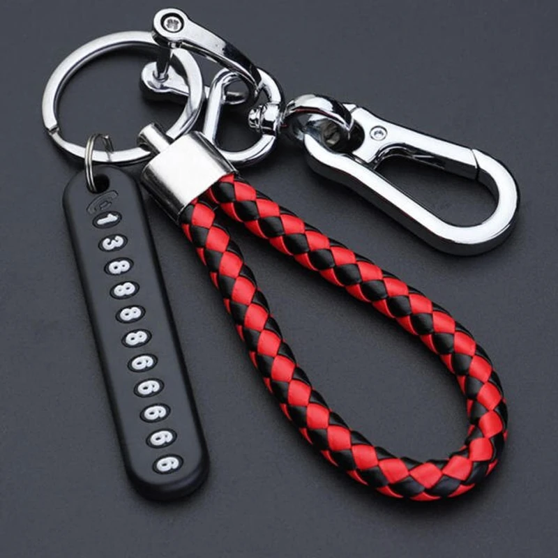 Key Ring with Phone Number