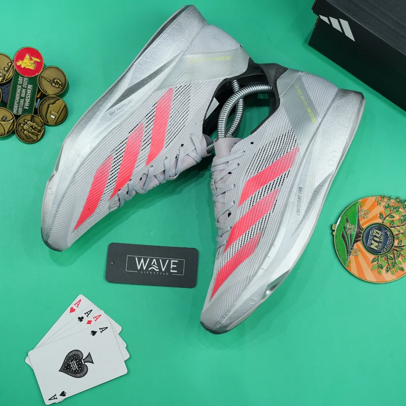 Adizero Takumi Sen 10 - Grey Red (1:1 Mirror Grade)